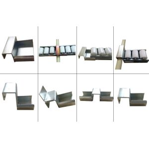 Quality Steel Welded Heavy Duty Slide Tracks Connecting 60mm 85mm Placon Roller for sale