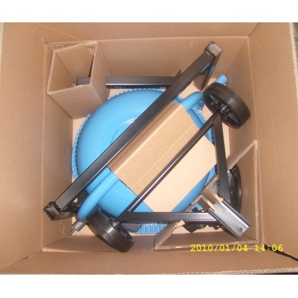 Quality 140L Mini Cement Mixer Two Wheels Cement Mixer Machine Fixing Structure for sale