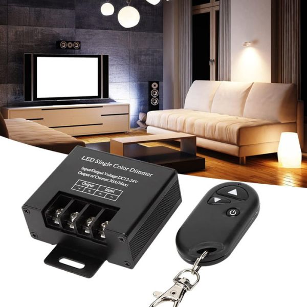 Quality Single Color Light Strip Controller Metal Shell 30a 5-10 Meters Control Distance for sale