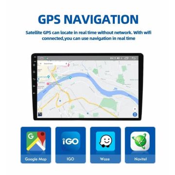 Quality Original FM Transmitter Android Car Stereo with 7/9/10 Inch Touch Screen and GPS for sale
