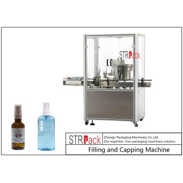 Automatic Monoblock Filling And Capping Machine , Spray Liquid Filling Capping