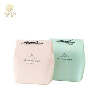 Quality Coated Paper Colorful Foldable Gift Boxes With Ribbon Small Size for sale