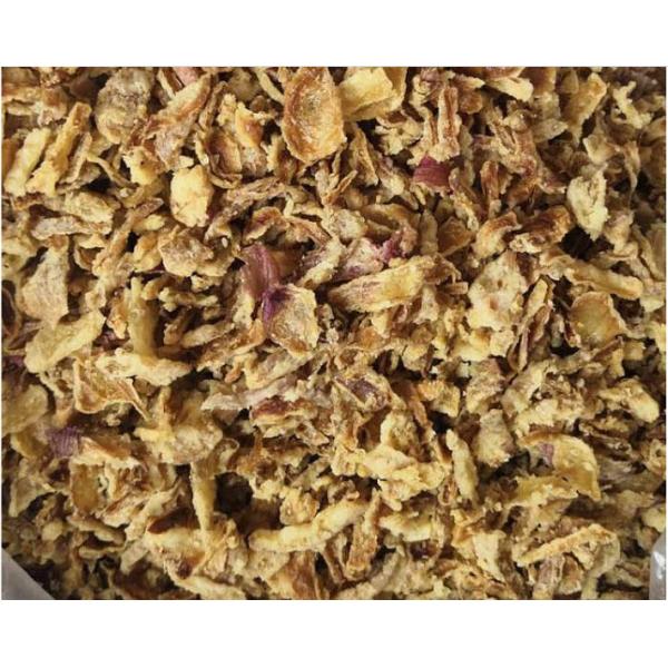 Quality Delicious Fragrant 3*3mm Crispy Fried Red Onions for sale