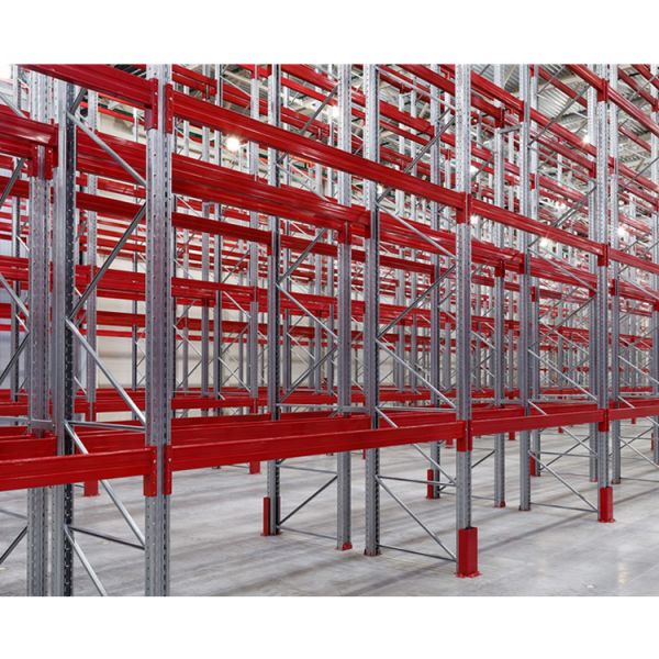 Quality Warehouse Storage Heavy Duty 5T Per Layer Metal Powder Coated Steel Pallet Stack Racking System for sale