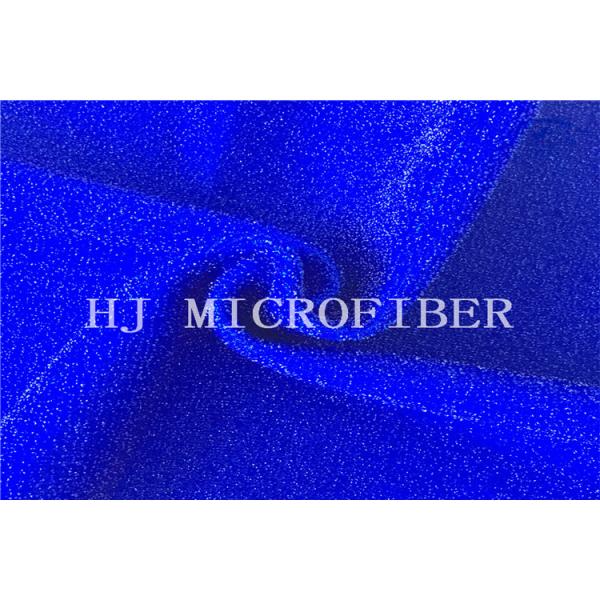 Quality Blue Color Microfiber Cleaning Fabric Jacquard Big Peral Shaped Cloth With PP for sale