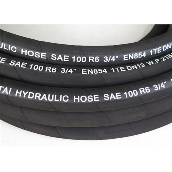 Quality Rubber ISO9001 1/4inch Reinforced Hydraulic Hose , Wire Reinforced Hose for sale