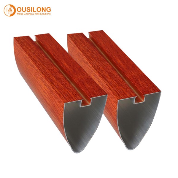 Quality Metallic Pressed Suspended Metal Ceiling Systems External Timber for sale