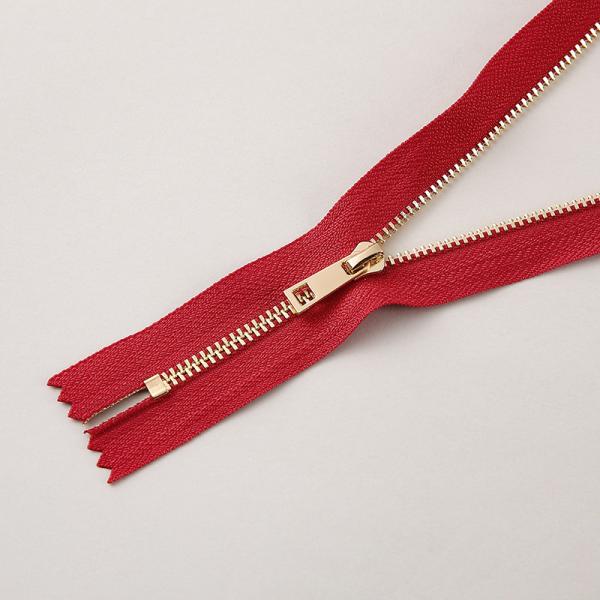 Quality Compact #3 Metal Close End Zipper For Jeans Polished Finish Eco Friendly for sale