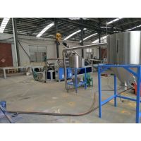 Quality Recycled Flakes Granule Plastic Production Line With Double Stage ， Plastic Granulating Extrusion Machine for sale