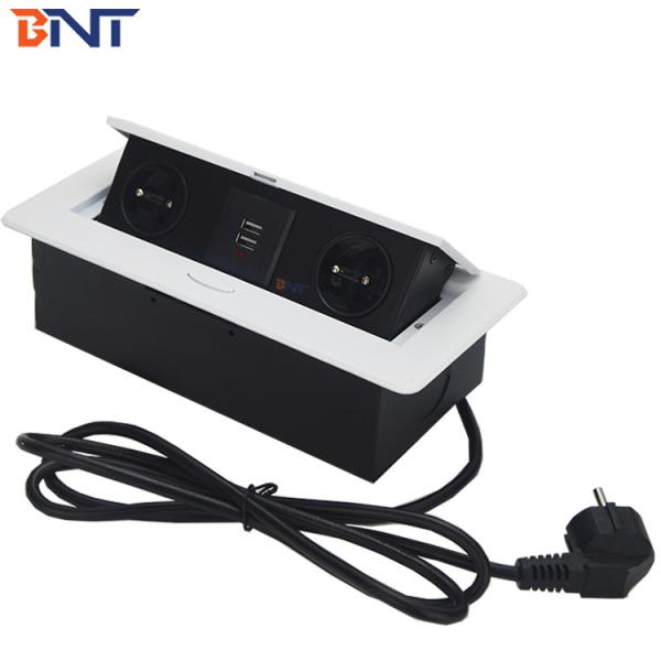 Quality Available Customized Made As Required Desktop Hidden Outlet With USB Charger for sale