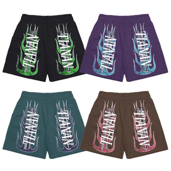 Quality Dongguan Manufacturer Custom Y2k Hip Hop Men'S Jogger Training Shorts Pants Streetwear Print Comfortable Short for Men for sale
