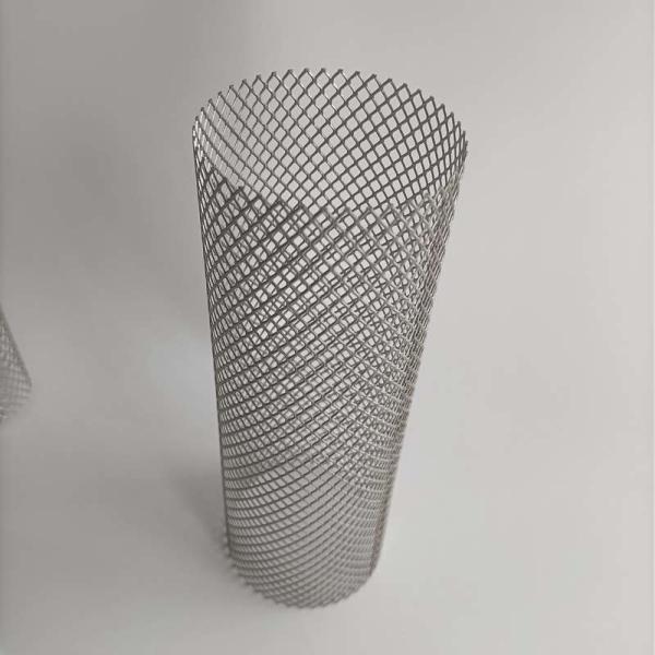 Quality Expanded Weave Metal Filter Screen Mesh Stainless Steel Mesh Tube Wear Resistant for sale