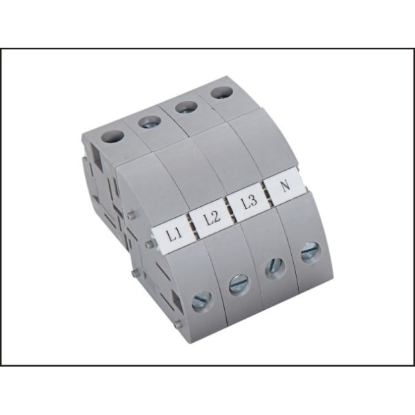 Quality 125A / 500V Through Wall Terminal Block UL94-V0 PA66 / V0 15.1mm Element Width for sale