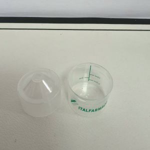 Quality Round PP Plastic Measuring Cup Screen Printed for Pharmaceutical Liquid Medicine for sale