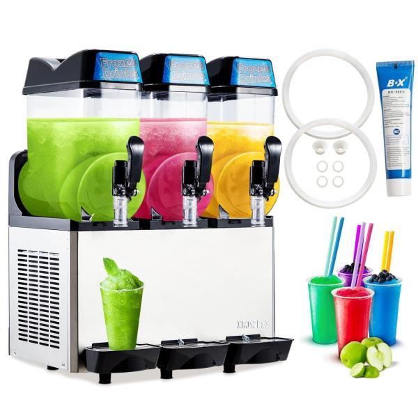 Quality 3 tanks 12L Slush Machine / Granizadora / Cremoladera for sale