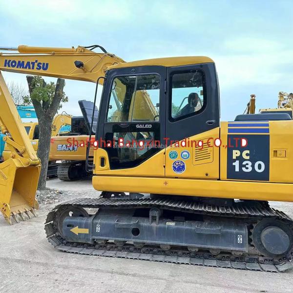 Quality 0.5m3 bucket capacity komatsu pc130-7 mini excavator with strong power and for sale