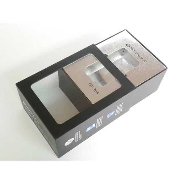 Quality Matt Lamination Rigid Gift Boxes, Drawer Coated Paper Box For Electronics Packaging for sale
