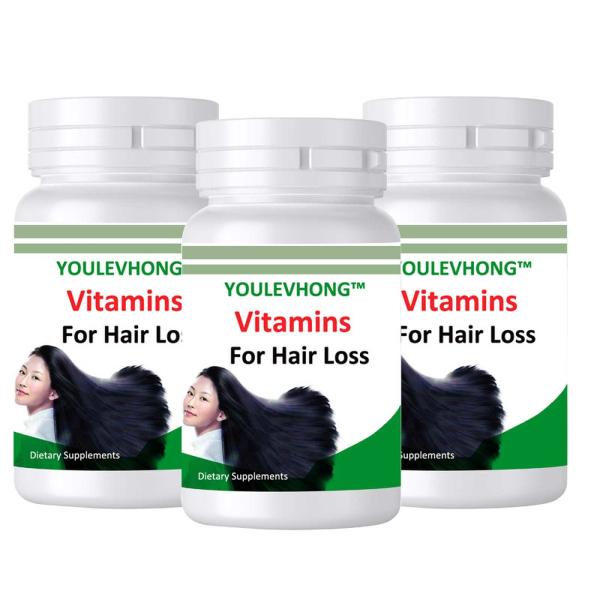Quality Men And Women Healthy Hair Growth Vitamins Gluten Free GMP Certified Hair Vitamin Biotin for sale
