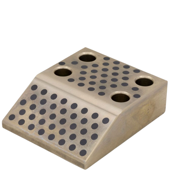 Industrial-grade phosphor bronze wear plate bearing for hydraulic equipment