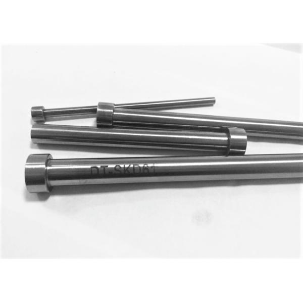 Quality SKH51 TiCN Plastic Injection Mold Parts , Nitriding Straight Ejector Pin for sale