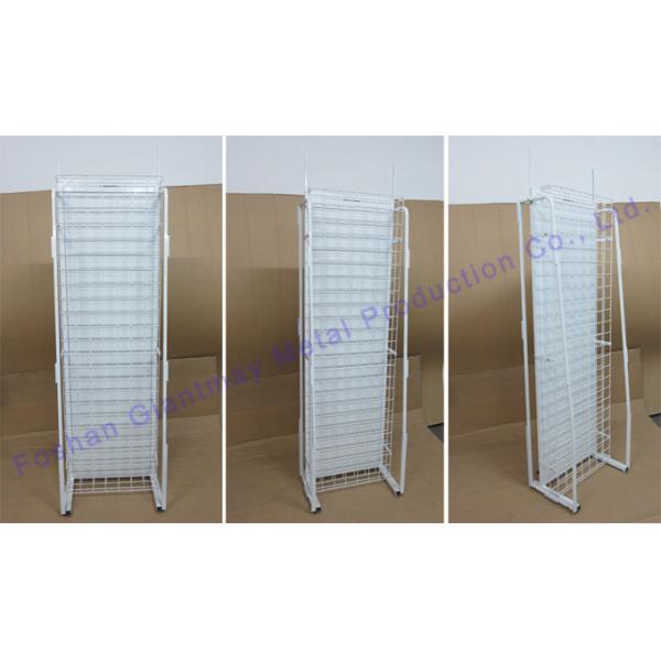 Quality Snack Shelf Biscuits Stand Metal Wire Mesh Display Rack for sale