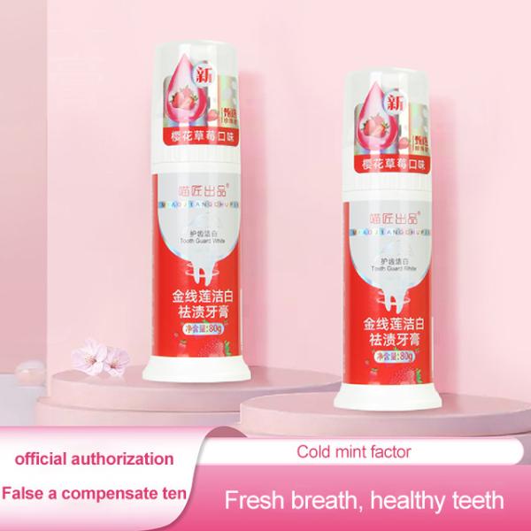 Quality Long-term Dry Storage PP Plastic Bottle Airless Toothpaste Pump Custom Label for sale