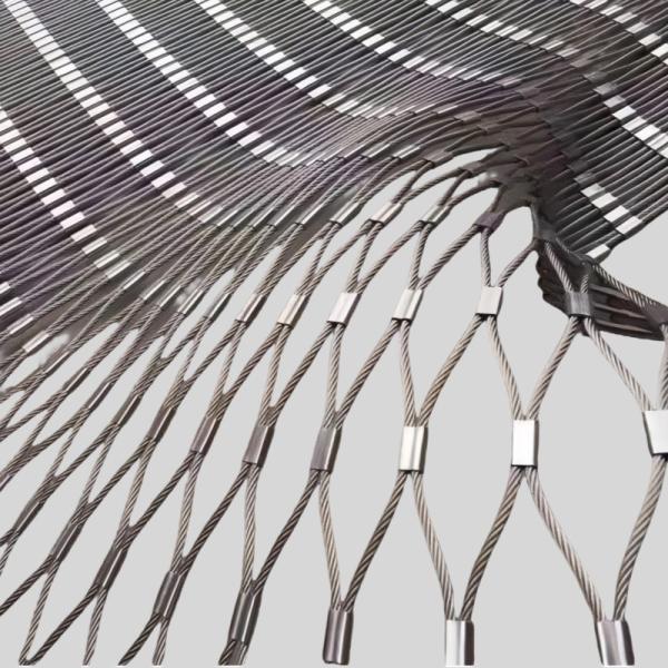 Quality SUS Wire Rope Mesh For Green Wall System for sale