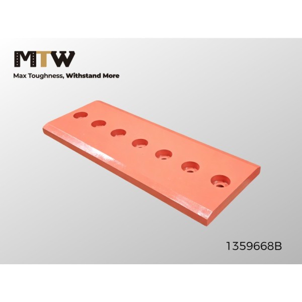 Quality 1359668 DBF Bulldozer Cutting Edge 50×406×1063mm Heavy Duty Blade Wear Part 155.4KG for sale