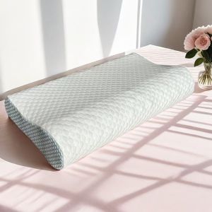 Quality Ice Cooling Contoured Memory Foam Pillow for sale