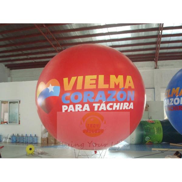 Quality Large Tarpaulin Blow Up Advertising Helium Balloons Custom Logo for sale