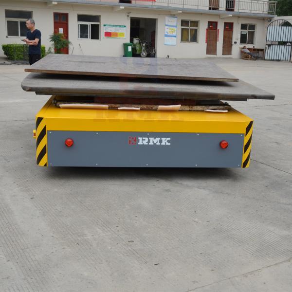 Quality DC Motor Battery Transfer Trolley 5 Tons Heavy Load Stepless Speed Adjusting for sale