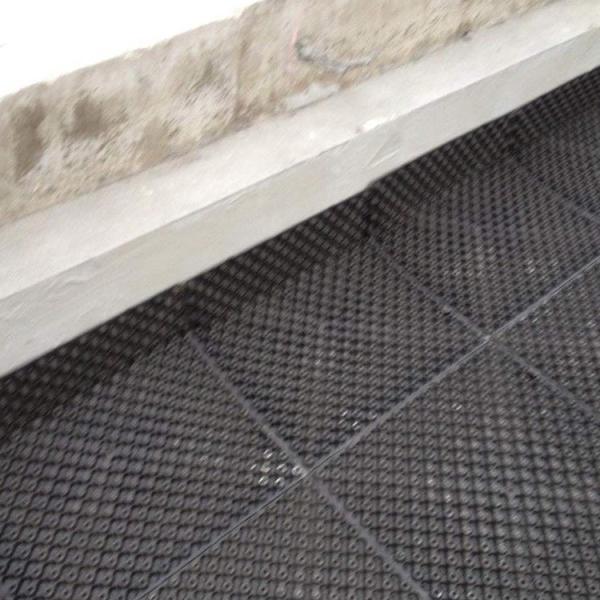 Quality Roof Greening And Reduce Water Pressure HDPE Dimple Geotextile Membrane for sale