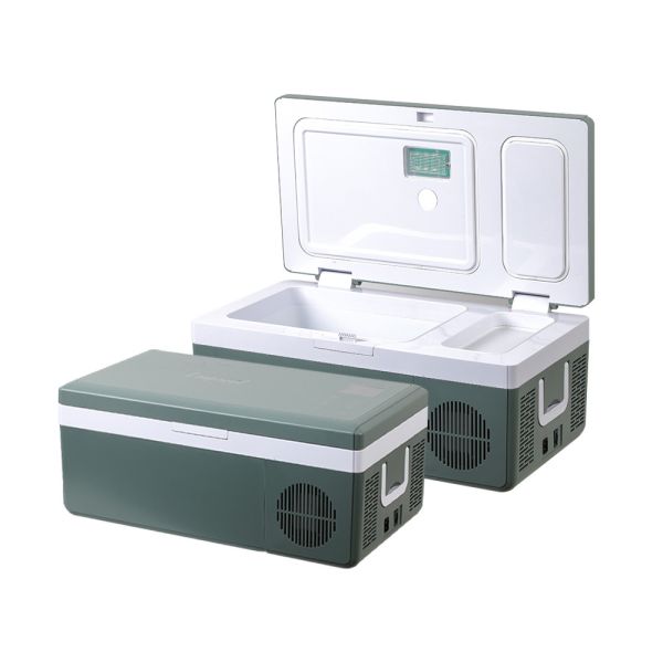 Quality Road Trip 15L Portable Car Mini Fridge with LED Display and Freezer Cooling Mode for sale