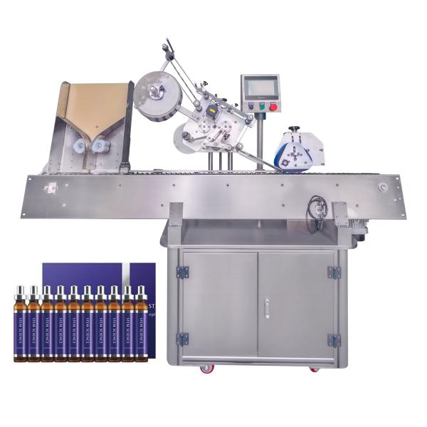 Quality 2ml 3ml 10ml Vial Sticker Labeler Automatic Ampoule Tincture Bottle Horizontal for sale