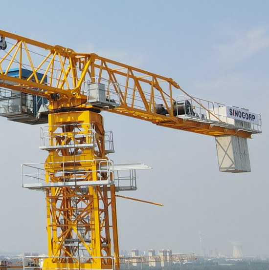 Quality 6t Capacity Topkit Tower Cranes Flattop Qtz80 for sale
