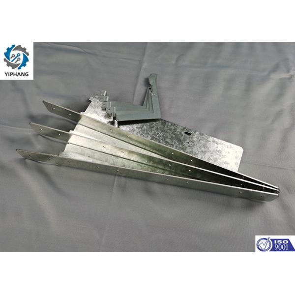 Quality SGCC SECC Mount Sheet Metal L Bracket Galvanized Z Bracket Parts 2.5mm for sale