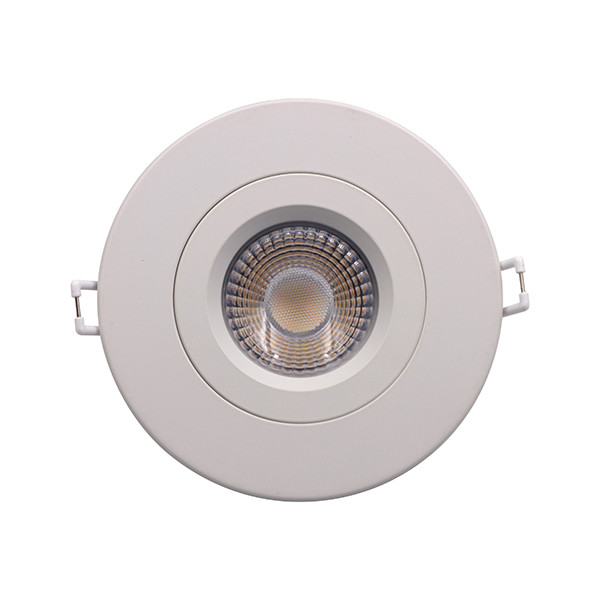 Quality Matt White Tri Colour Dimmable LED Downlight , Gimbal LED Downlight AC12V for sale