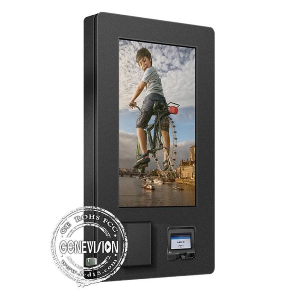 Quality 32" PCAP Touch Screen Self Service Ordering Machine With POS for sale