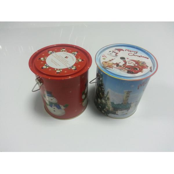 Quality Cartoon Printed Tin Cookie Containers for sale