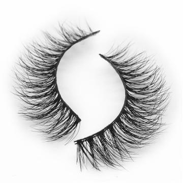 Quality 3D Natural Looking False Eyelashes , Black Individual Fake Eyelashes for sale
