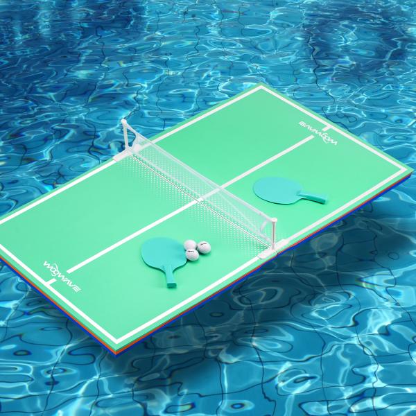Quality Outdoor Entertainment PingPong Table Pool Party Game with Floating Tray Table for sale
