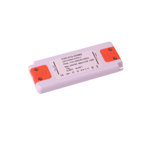 Quality Mirror Lights 12W Flicker Free LED Driver , Ultralight Plastic Power Supply for sale