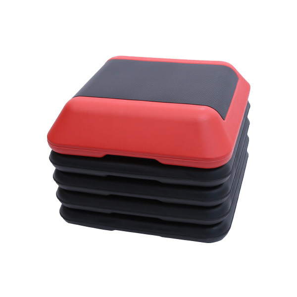Quality L40*W40*H30cm Aerobic Exercise Step Platform , 4 Risers Step Aerobics Stepper for sale