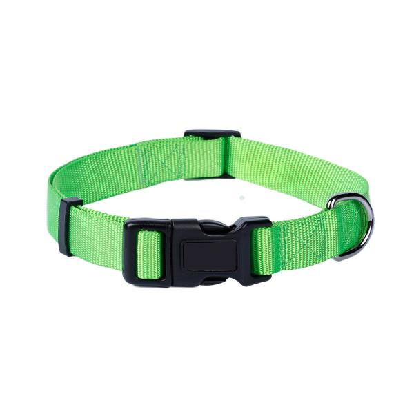 Quality Woven Logo Harness Leash Set Nylon Soft Pet Dog Collar Multiple Colour for sale