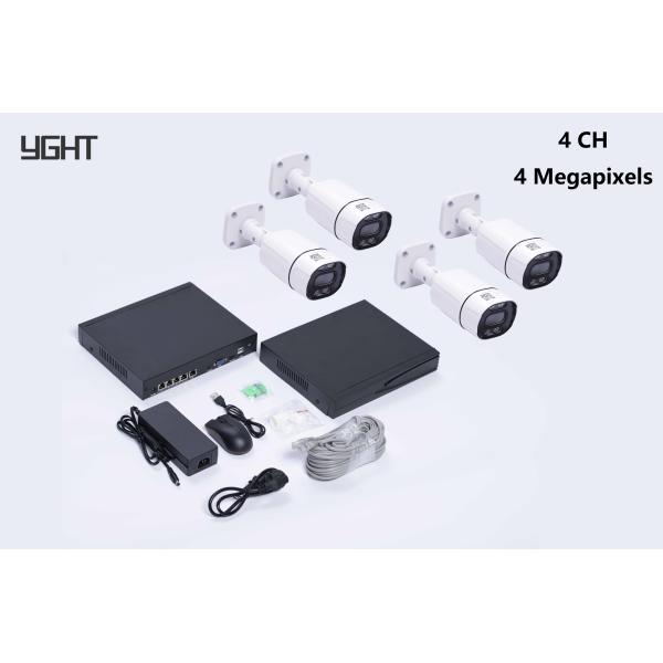 Quality OEM 4MP HD CCTV POE Camera Kit Security System 16CH NVR Night Vision 30M IR for sale