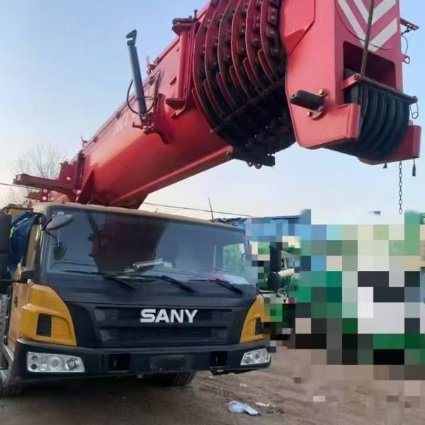 Quality 2022 Sany 110T 100 Tons Used All Terrain Crane , Mobile Truck Lifting Crane 2nd Hand for sale