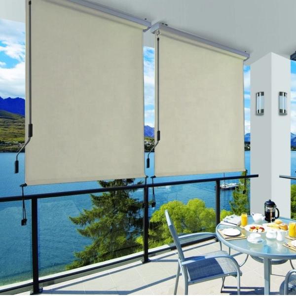 Quality 1.6m*2.5m Polyester Sail Material Retractable Waterproof Sun Shade Drop Vertical for sale