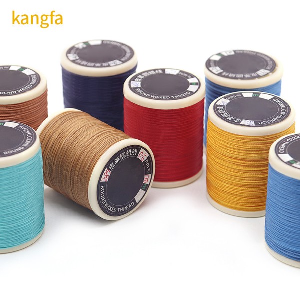 Quality Handmade Leather Sewing Wax Thread 150D/16 Strength Polyester Braided Rope for for sale