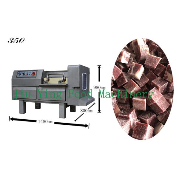 Quality Hygienic Commercial Frozen Meat Processing Machine / Meat Dicer Machine for sale