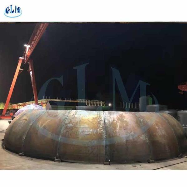 Quality 8600mm Diameter Conical Tank Head Dish Head For Tank Fabrication for sale